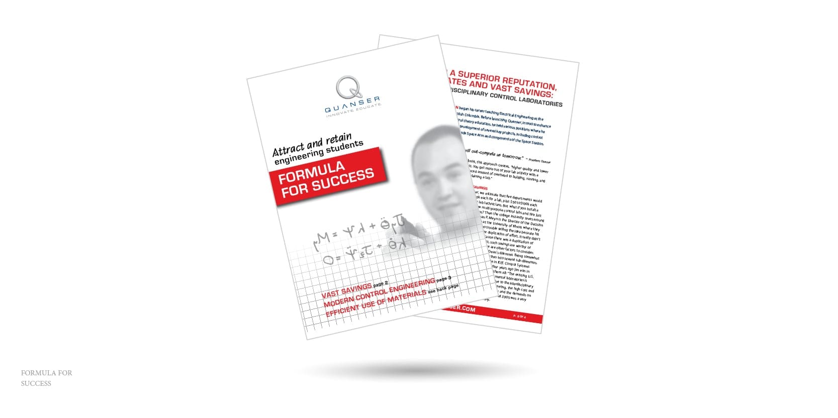 Formula for Success - Quanser